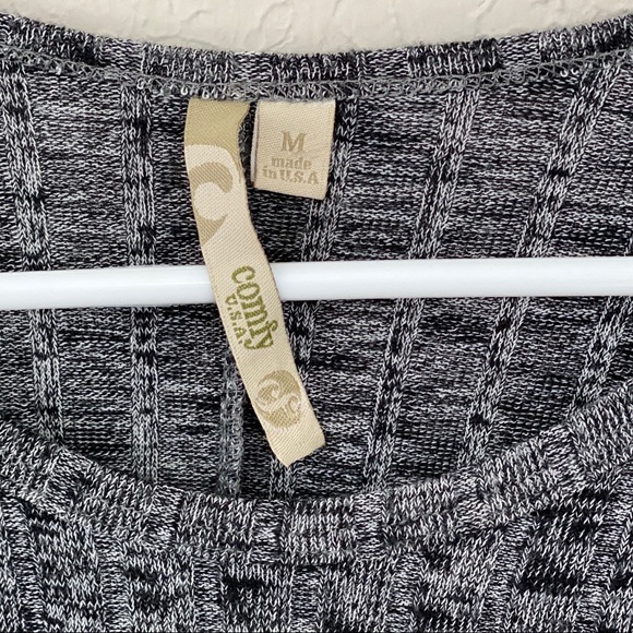 Comfy USA | Tops | Comfy Usa Gray And Black Tunic Sweater Nwot | Poshmark
